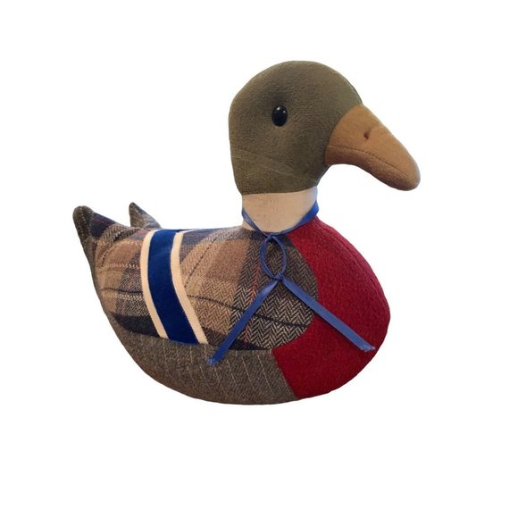 Unbranded | Accents | Handmade Quilted Duck Door Stopper Decoy Weighted ...
